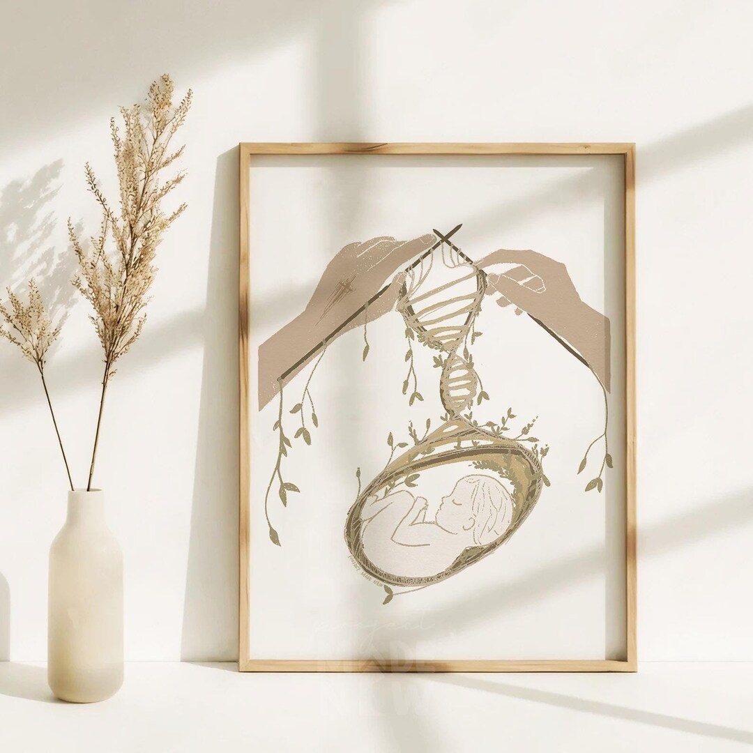 Knitted Me in My Mother's Womb Framed Poster, Psalm 139, Pregnancy ...