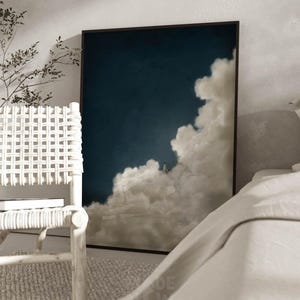 Cloud Canvas Art Painting, Christian Modern Religious Wall Decor, Jesus ...