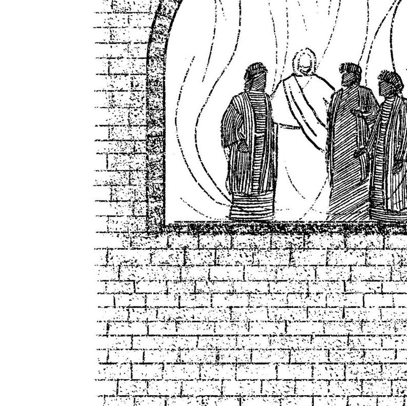The Fiery Furnace DIGITAL DOWNLOAD Shadrach Meshach Abednego - Etsy