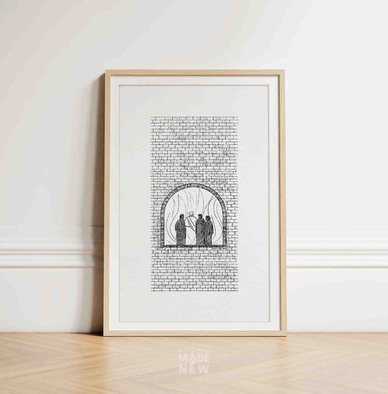 The Fiery Furnace DIGITAL DOWNLOAD Shadrach Meshach Abednego - Etsy