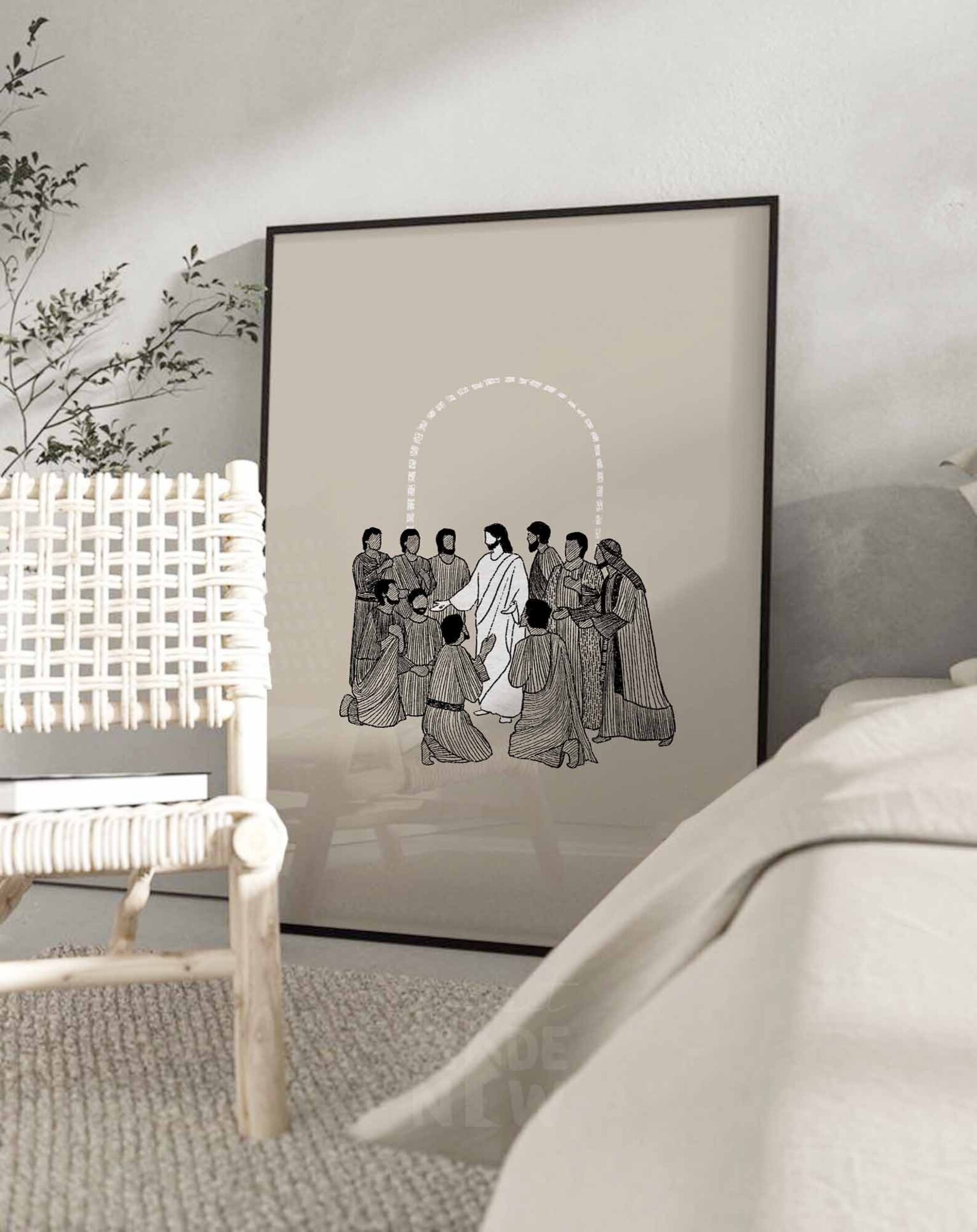 Jesus Christ Post Resurrection Appearance DIGITAL DOWNLOAD, Apostles ...