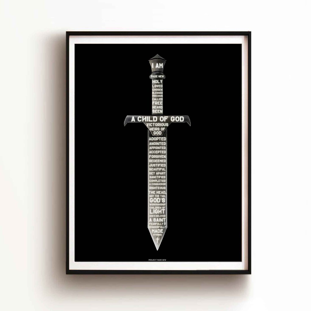 Sword of the Spirit, I Am, Bible Verses on Identity, Christian, Bible ...