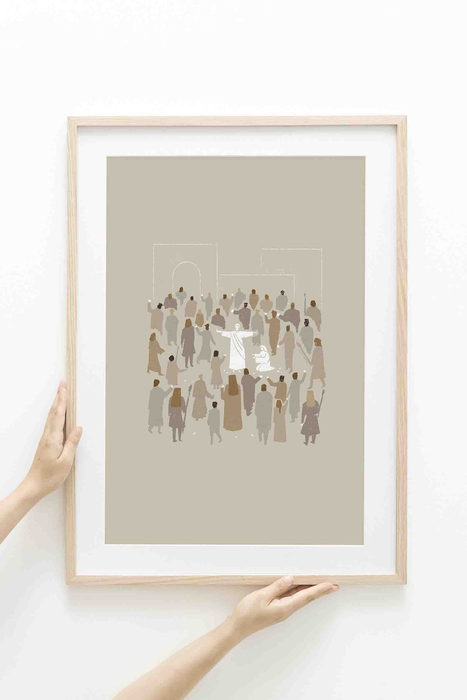 Cast the First Stone DIGITAL DOWNLOAD, Jesus Saves a Sinful Woman Bible ...