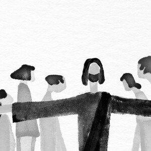 Cast the First Stone DIGITAL DOWNLOAD, Jesus Saves a Sinful Woman Bible ...