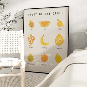 Fruit of the Spirit DIGITAL DOWNLOAD, Love Joy Peace, Christian Bible ...