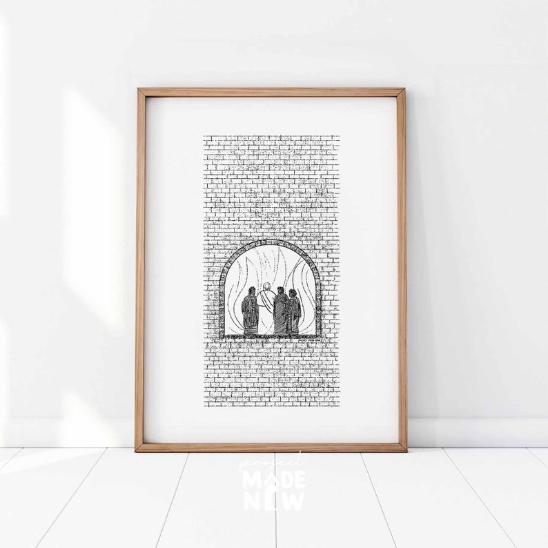 The Fiery Furnace DIGITAL DOWNLOAD Shadrach Meshach Abednego - Etsy