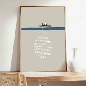 Jesus and the Fisherman DIGITAL DOWNLOAD, Bible Sketches Jesus Bible ...