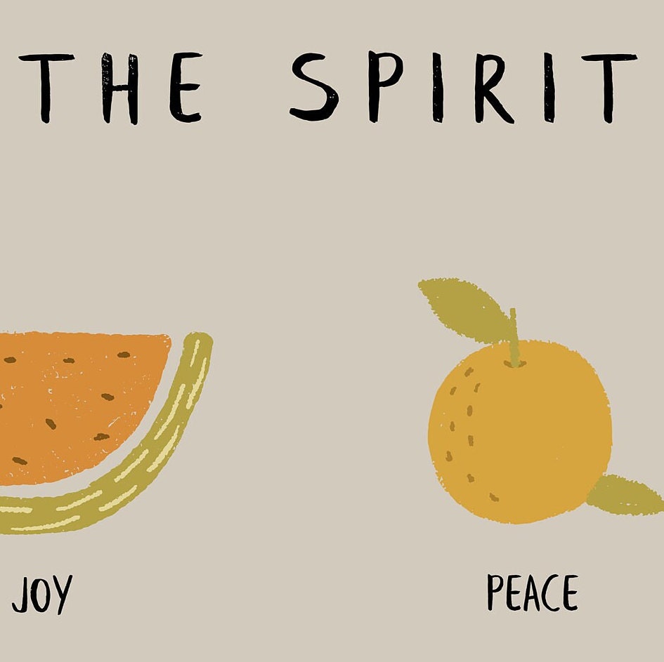 Fruit of the Spirit DIGITAL DOWNLOAD, Love Joy Peace, Christian Bible ...
