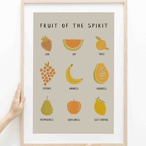 Fruit of the Spirit DIGITAL DOWNLOAD, Love Joy Peace, Christian Bible ...