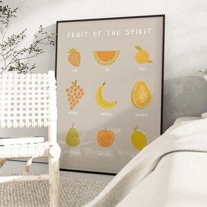 Fruit of the Spirit DIGITAL DOWNLOAD, Love Joy Peace, Christian Bible ...