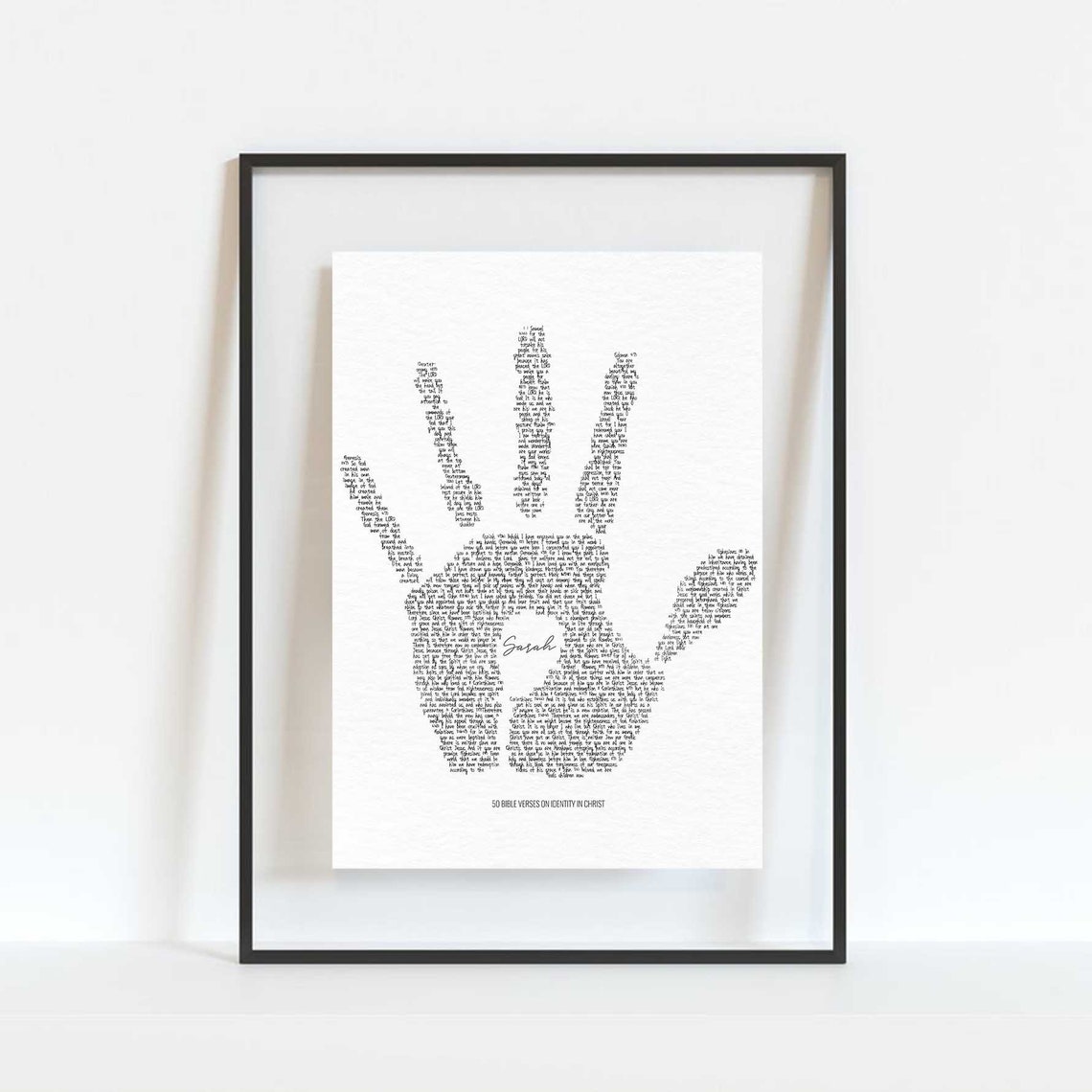 Handprint of God 50 Bible Verses on Identity, Thumbprint Fingerprint ...