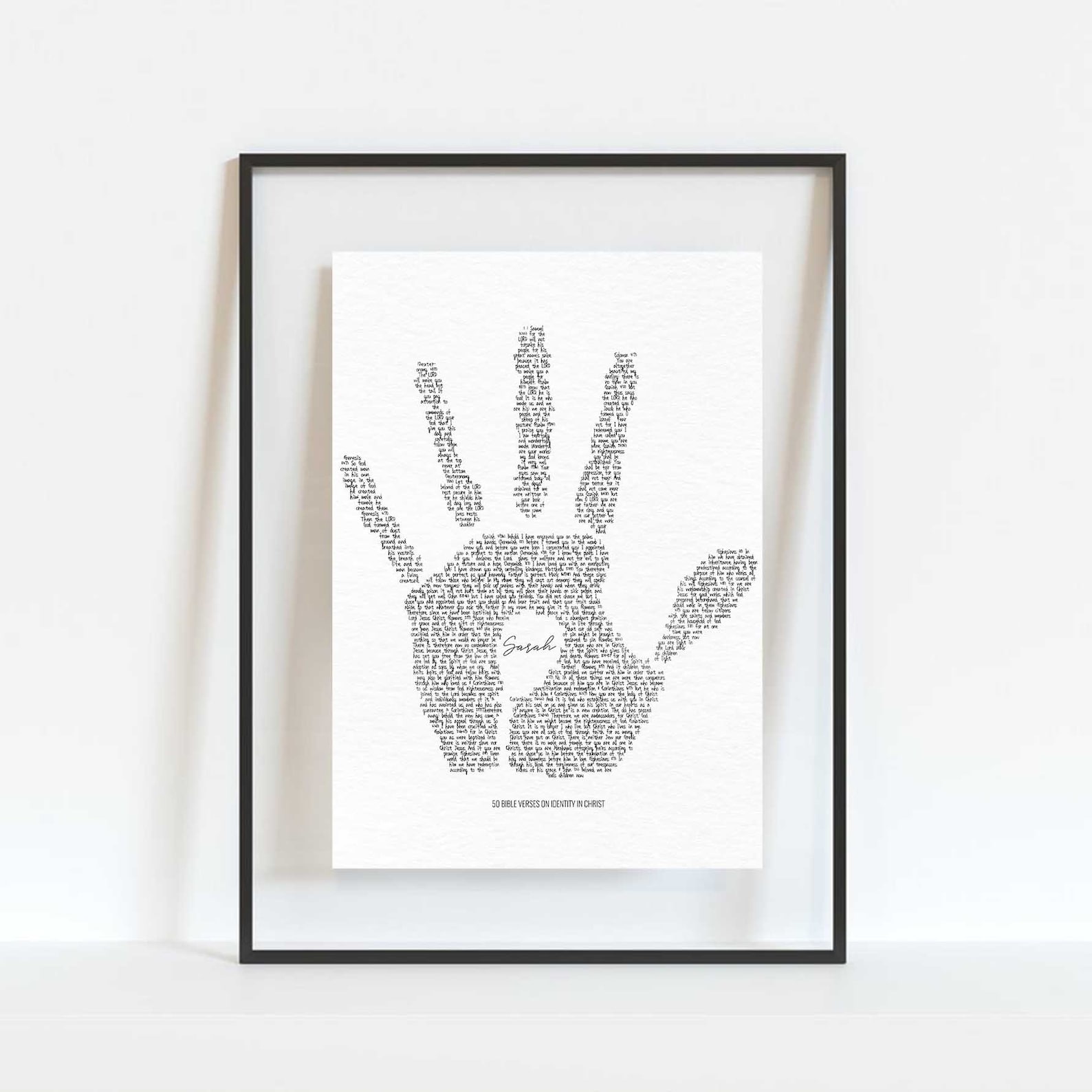 Handprint of God 50 Bible Verses on Identity, Thumbprint Fingerprint ...
