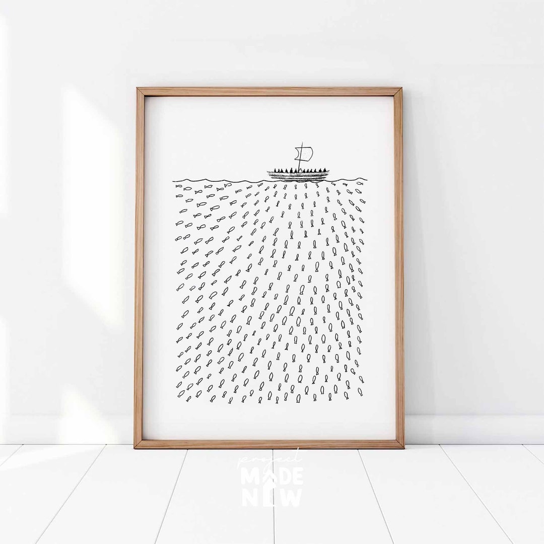 The Harvest is Plentiful DIGITAL DOWNLOAD, Jesus Matthew 9 Bible Art ...