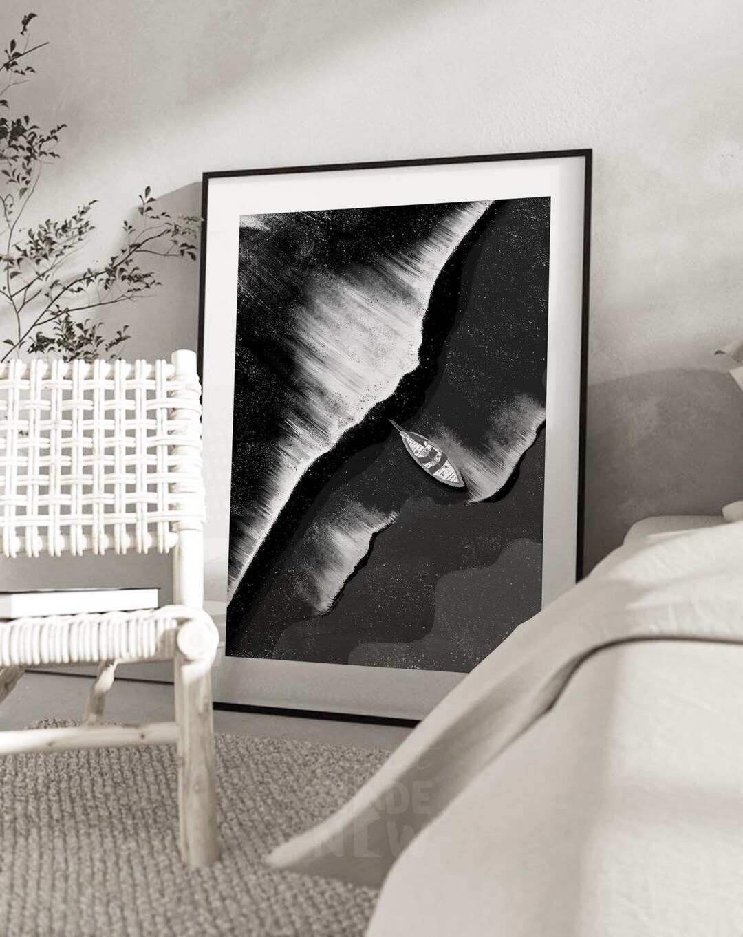 Peace Be Still DIGITAL DOWNLOAD, Subtle Christian Modern Art, Jesus ...