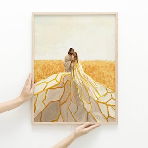 Kintsugi Christ, Jesus Poster Framed Print, Christian Modern Bible Wall ...