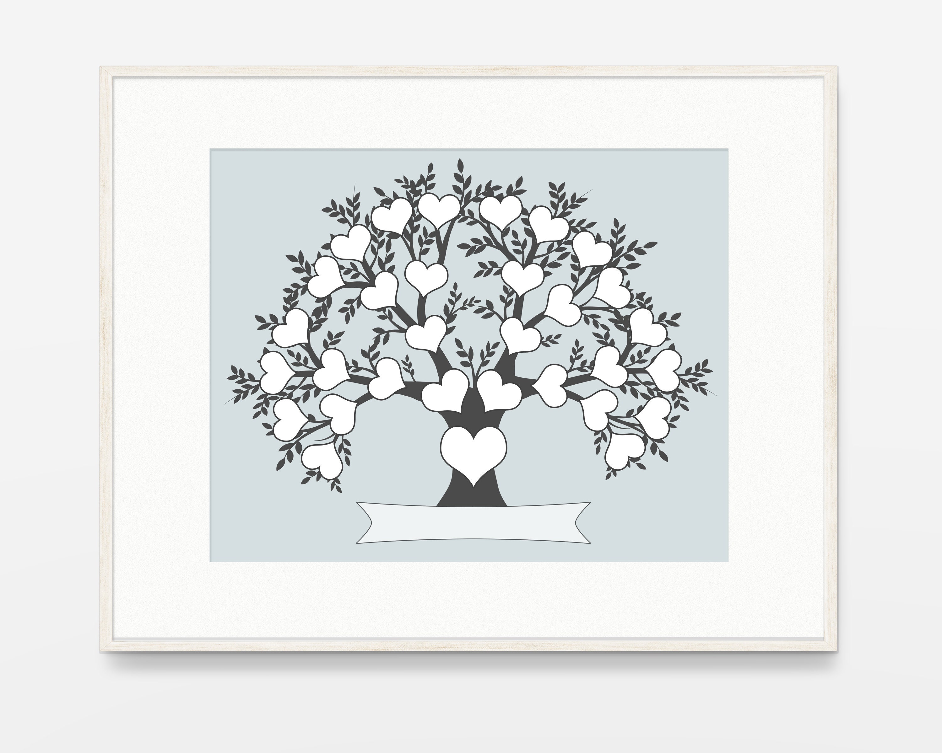 Five 5 Generation Family Tree Print Digital Download Printable Wall Art ...