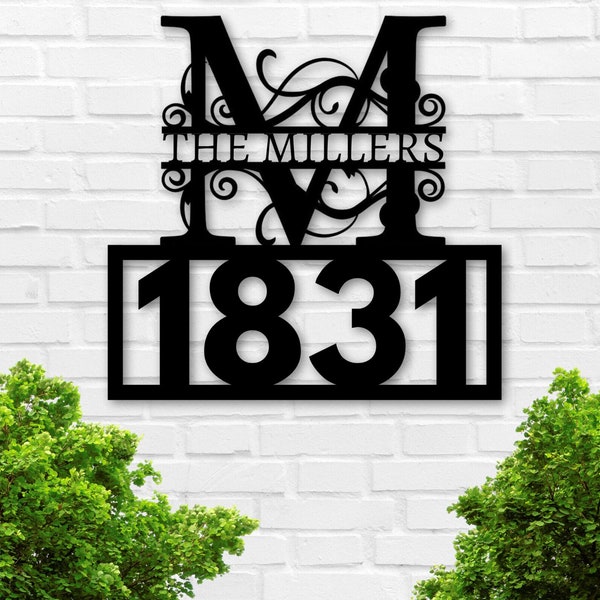 Monogram Address - Etsy