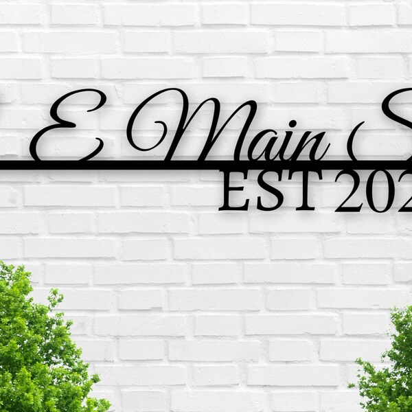 Script House Numbers - Etsy