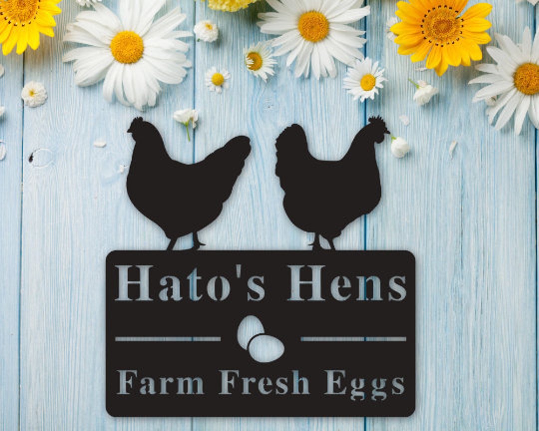 Chicken Farm Sign Chicken Sign Personalized Farm Sign Barn - Etsy