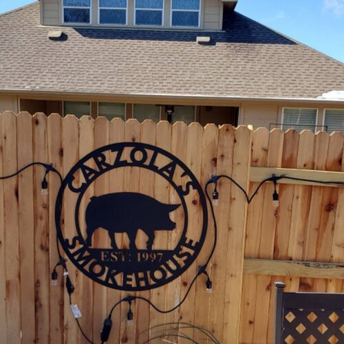 Personalized Metal BBQ Sign Outdoor Sign BBQ Grill Sign - Etsy