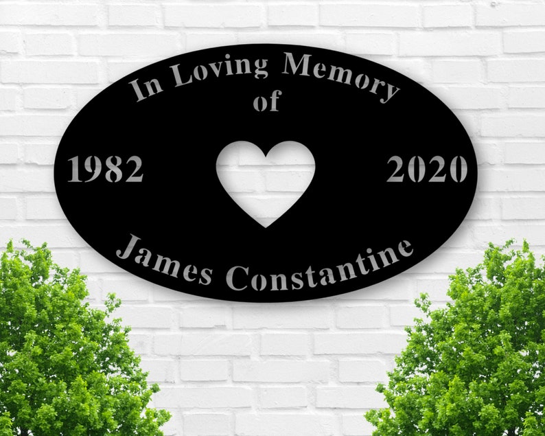 In Loving Memory Of Custom Metal Sign Personalized - Etsy