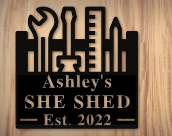 Metal Tool Shed Sign - Etsy