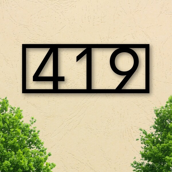 Rustic House Numbers - Etsy