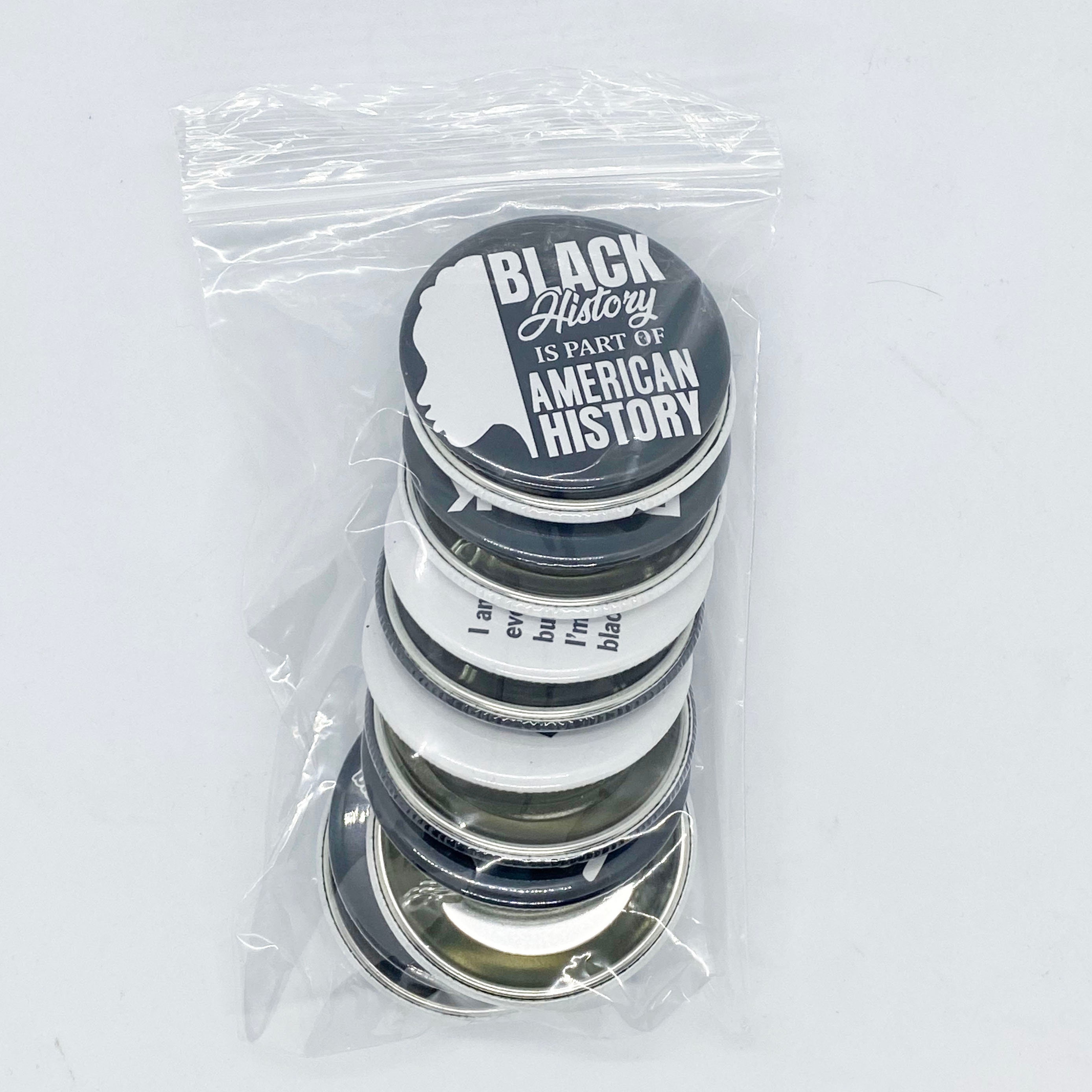 Black History Month Buttons Pins, Metal Pin-back - Black Lives Matter ...