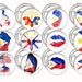 Filipino Pride Philippines Flag Buttons Pins, Metal Pin-back - Filipina ...