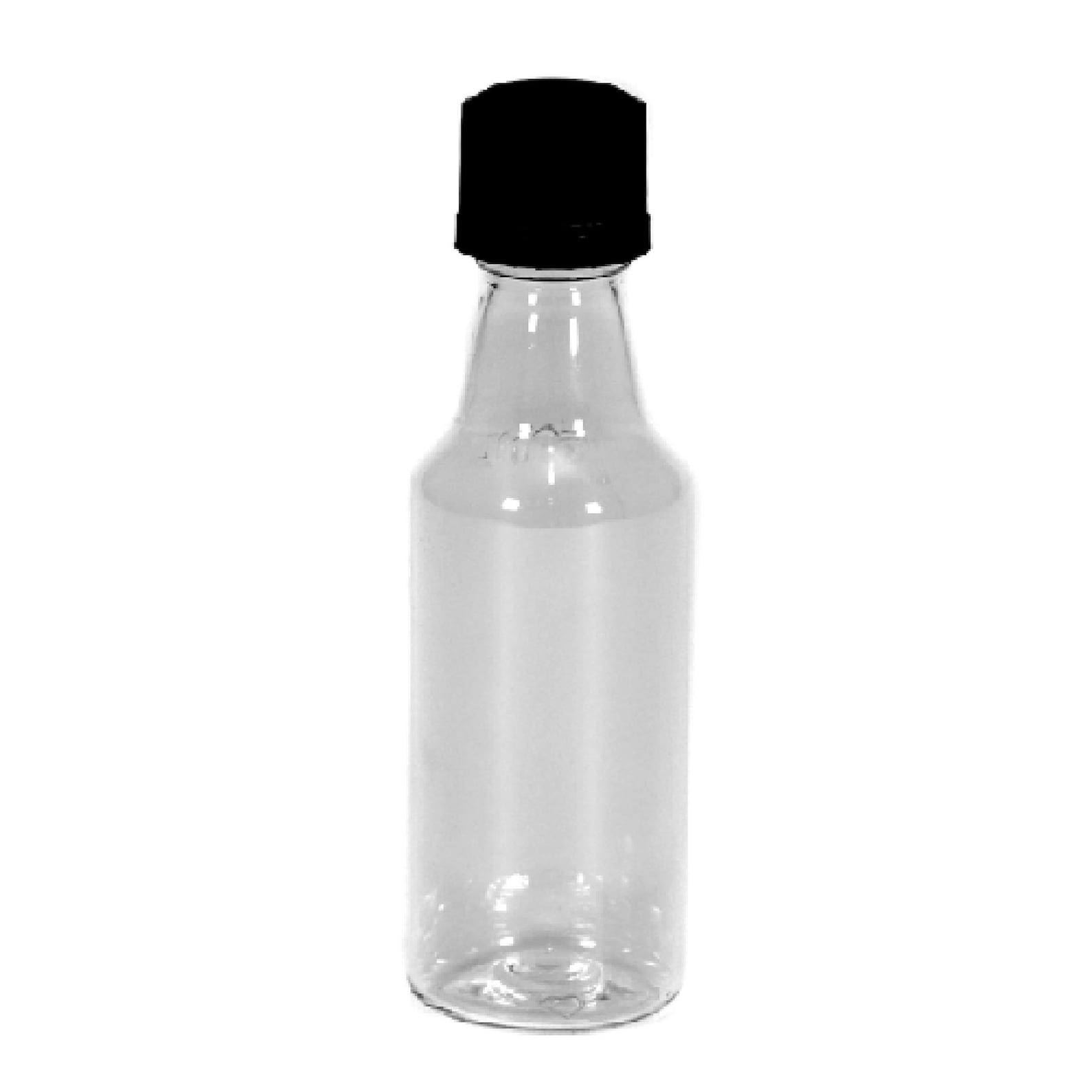 Round Mini Liquor Bottles Shots Black Caps, 12 Pcs for Party Favors ...
