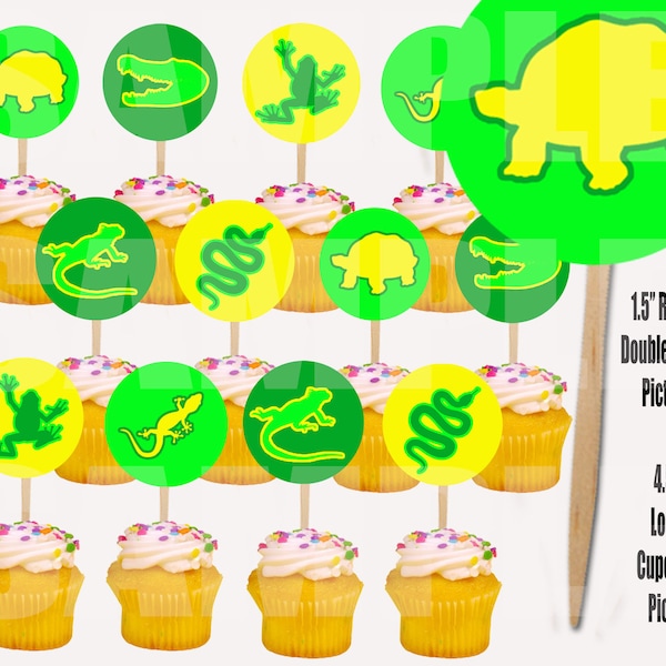 Reptile Cupcake - Etsy