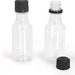 Round Mini Liquor Bottles Shots Black Caps, 12 Pcs for Party Favors ...