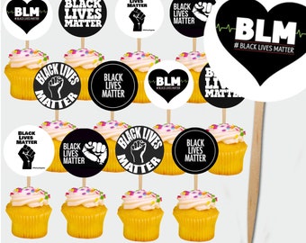 Black Fist Cake Topper - Etsy