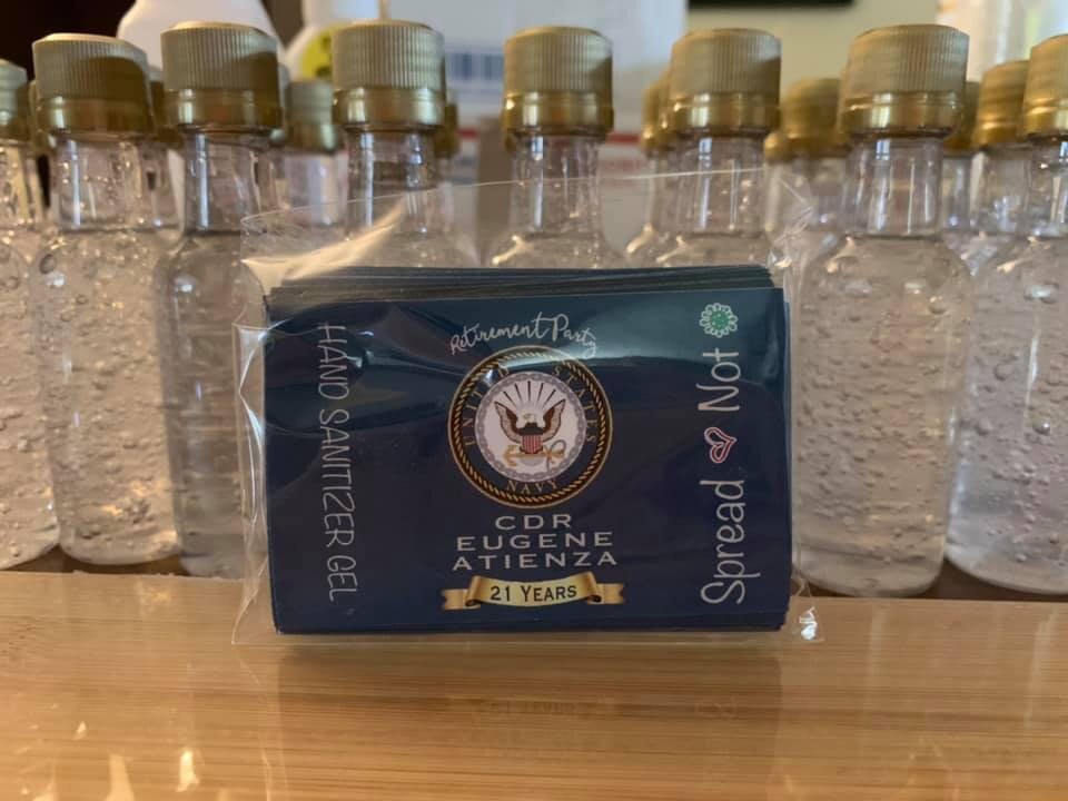 Custom Personalized Stickers Labels for Hand Gel Lotion, Spread Love ...