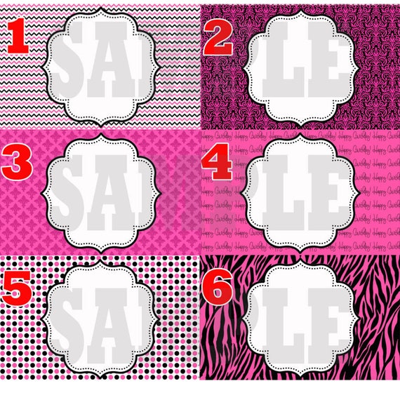 Custom Mini Liquor Bottle Labels Stickers Femanine Pink & | Etsy