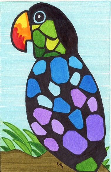 Tropical Tuscan, Birds, A Knock Out, Whimseywow Preferred Print to ...