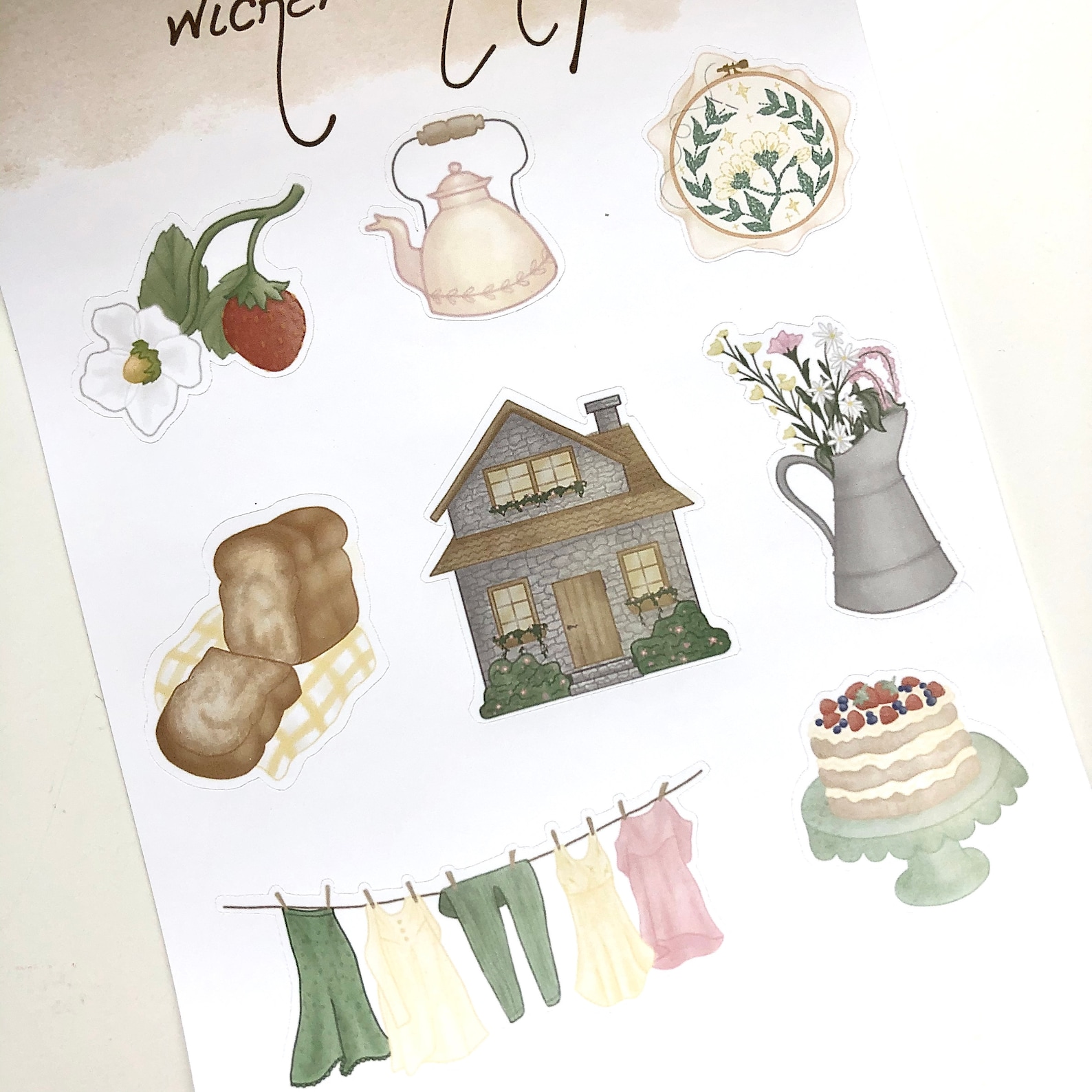 Cottagecore stickers | Etsy