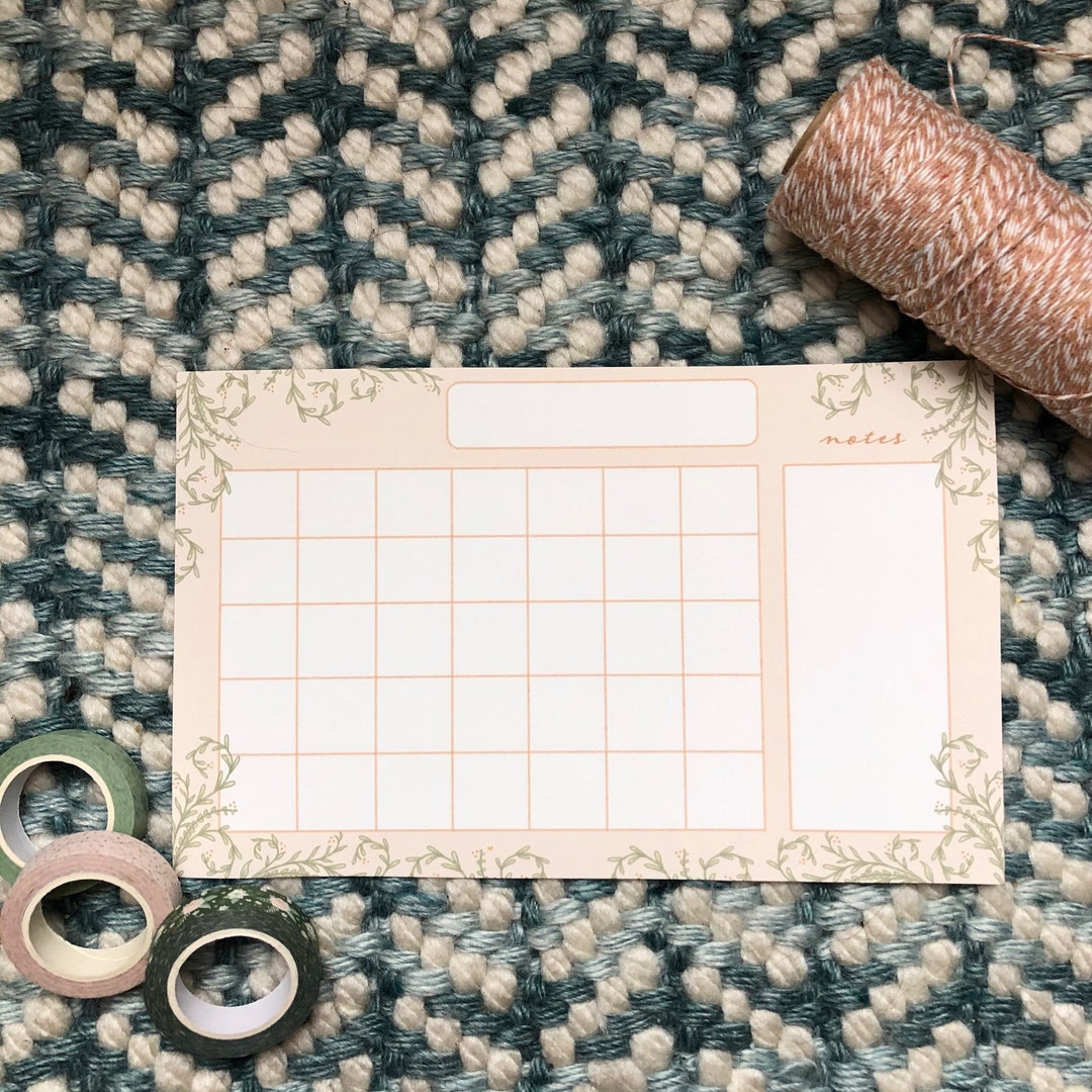 Monthly Calendar - Enchanted Forest Printables - Etsy