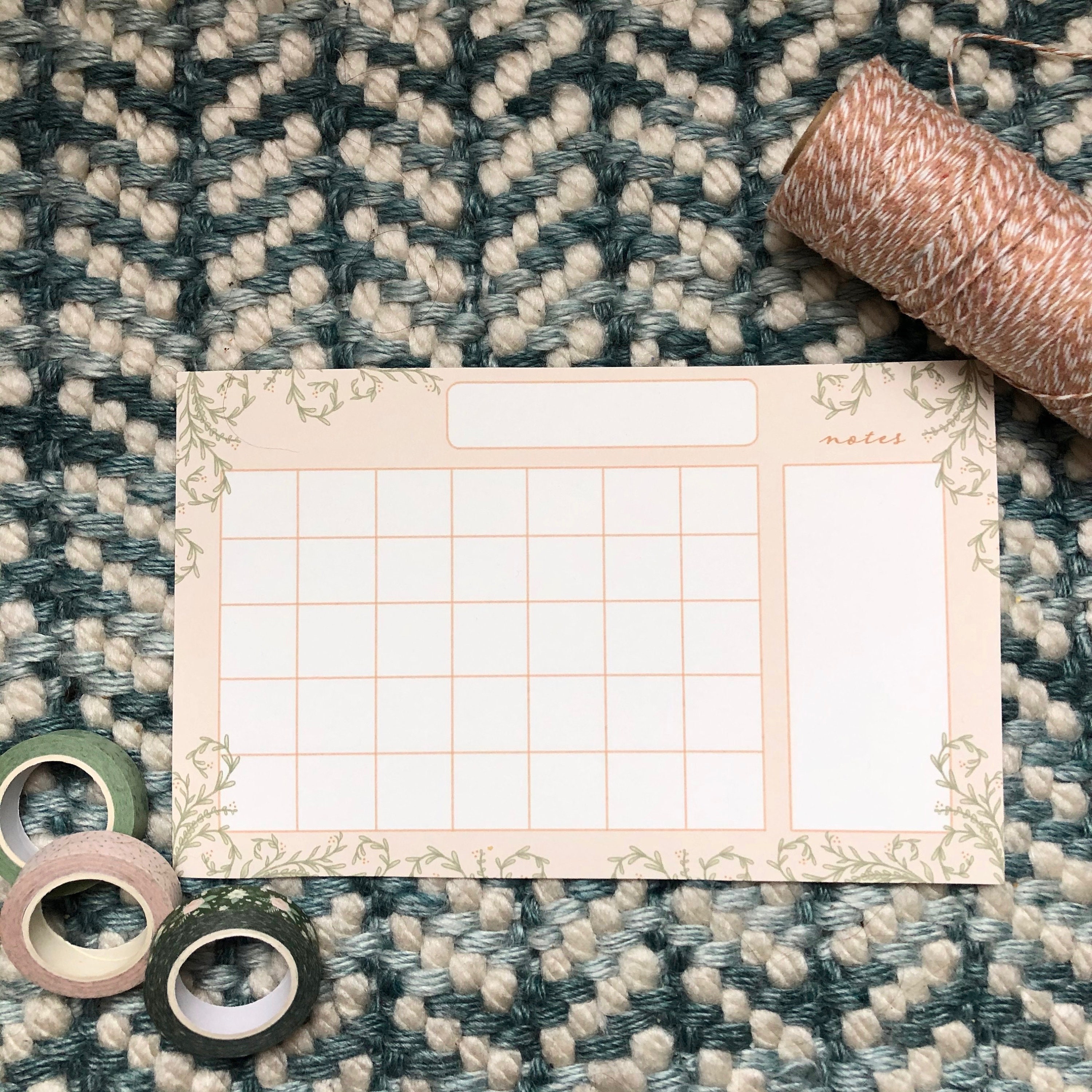 Monthly Calendar - Enchanted Forest Printables - Etsy