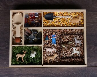 Farm Sensory Tray - Etsy