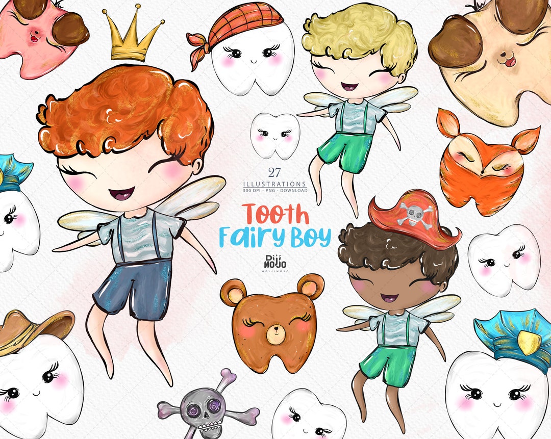 Tooth Fairy Boy PNG - Flying Fairy Boys, Animal Teeth & Tooth ...
