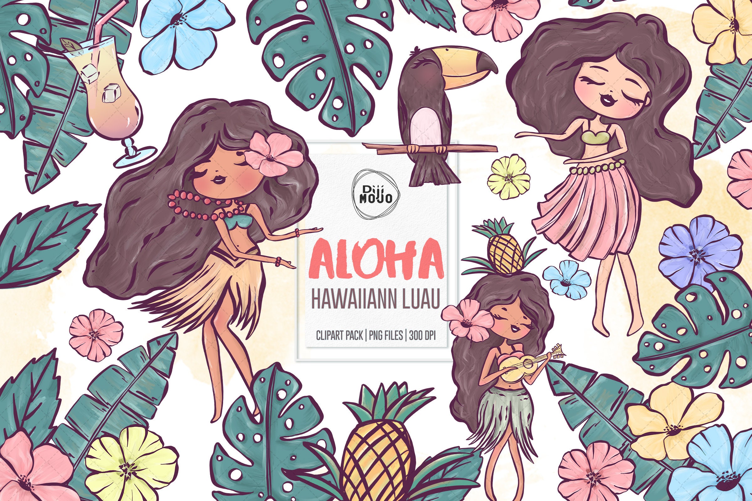 Luau Animated Clipart