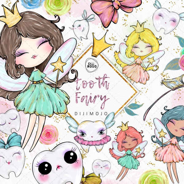 Tooth Fairy Clipart - Etsy