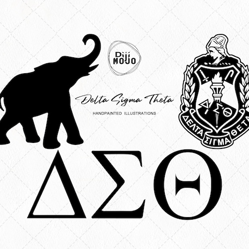 Delta Sigma Theta SVG 1913 Elephant Svg SVG Fortitude | Etsy