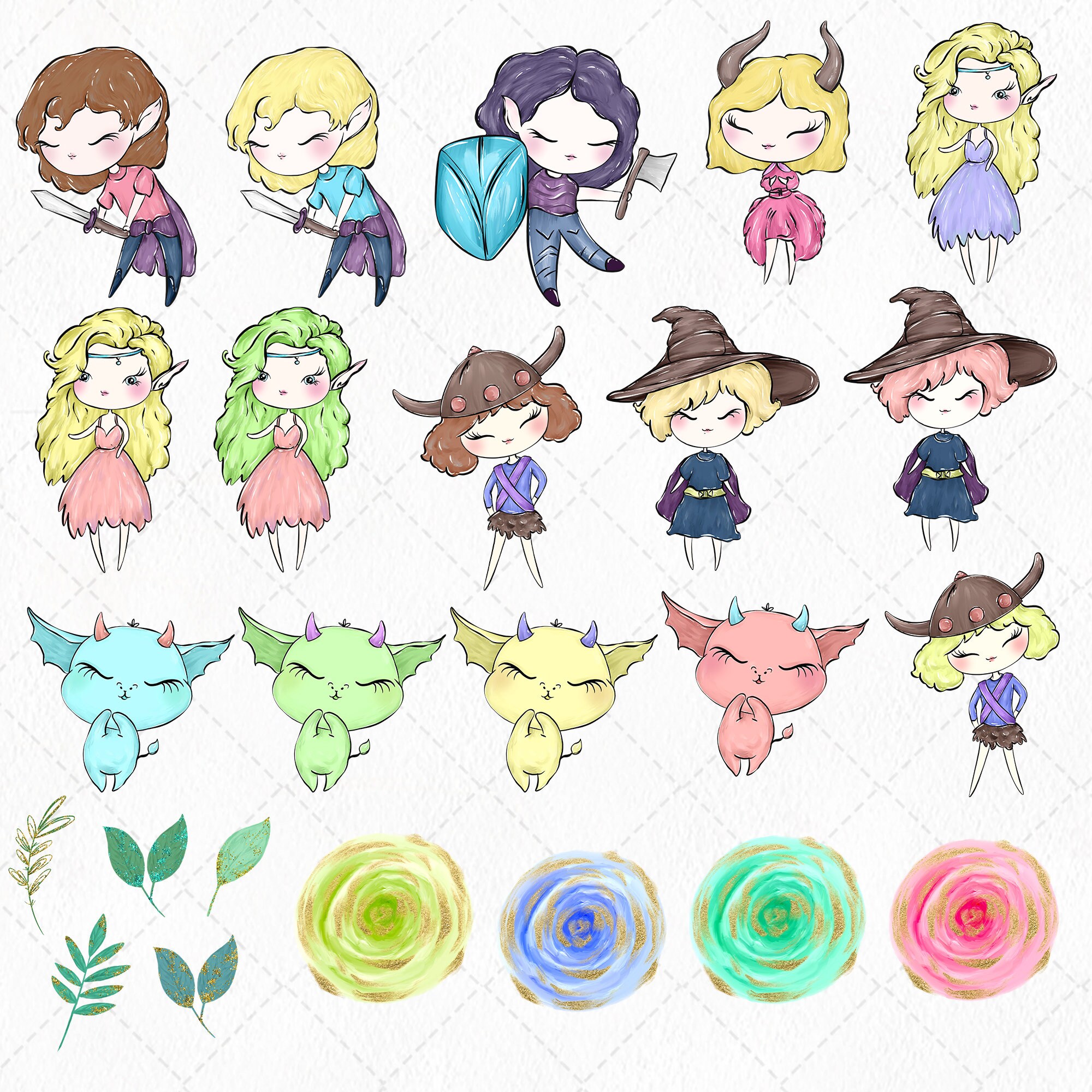 Dnd Clipart dnd graphics instant download | Etsy