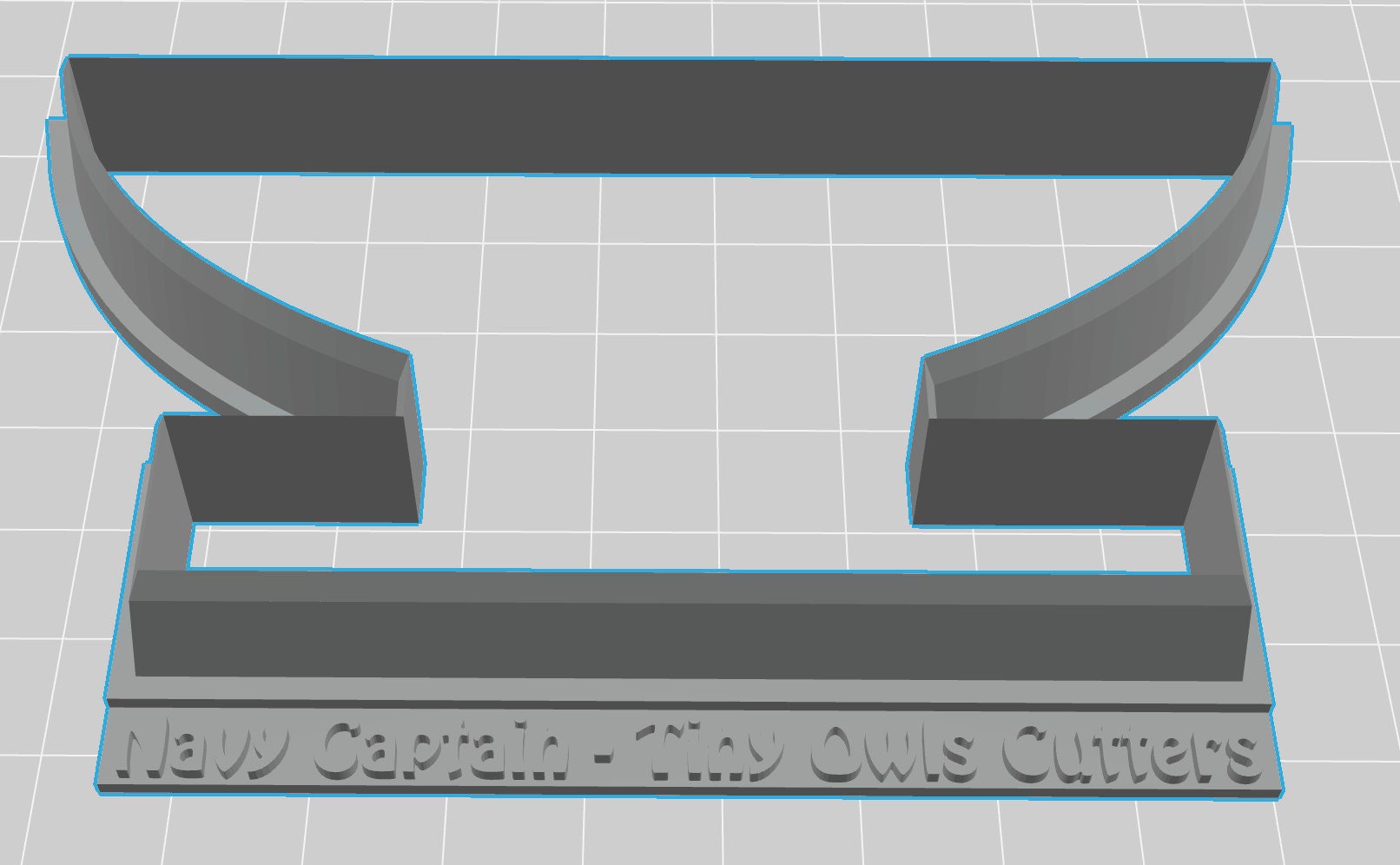 Navy Captain Cookie Cutter .stl & .gx File DIGITAL DOWNLOAD - Etsy