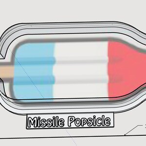 Missile Popsicle Cutter .stl File DIGITAL DOWNLOAD - Etsy