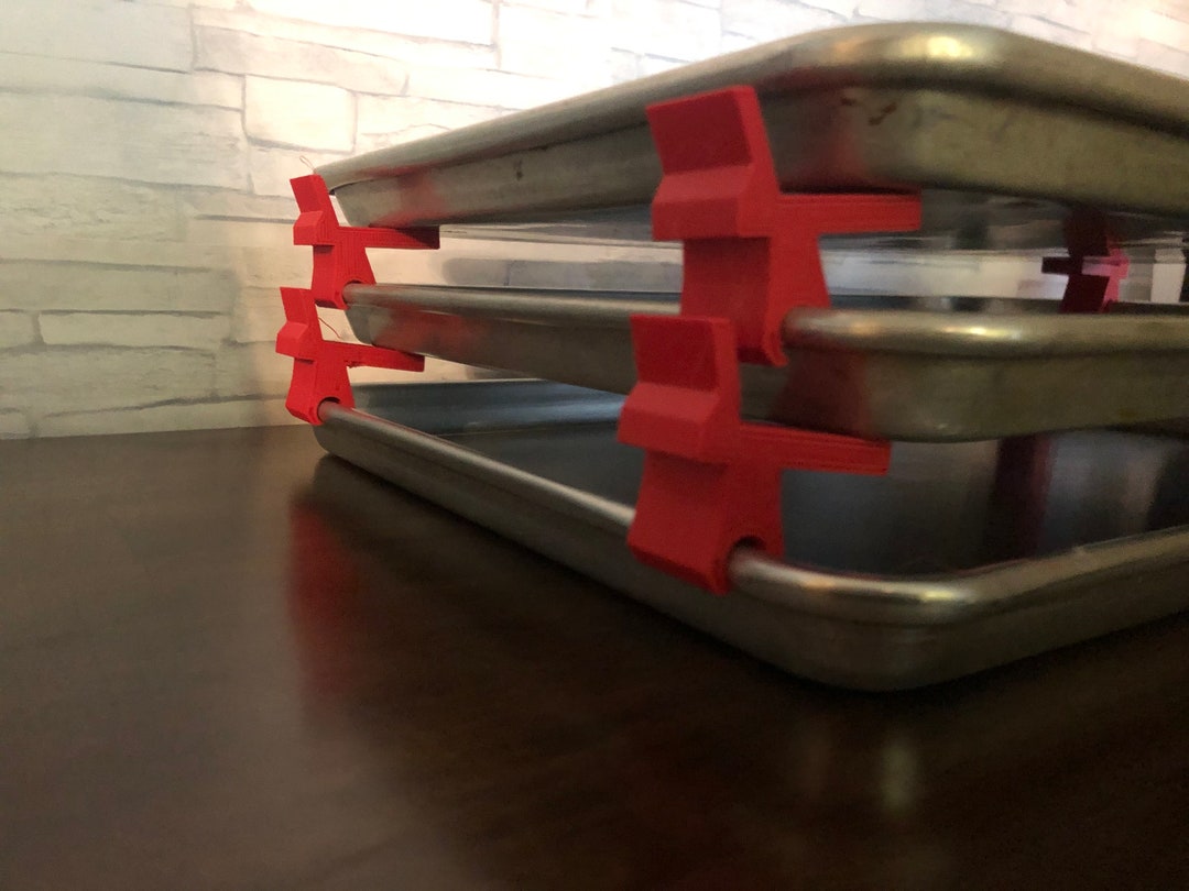 20 Sets of 3D Printed - Cookie Sheet Stackers 2" Tall Actual Items ...