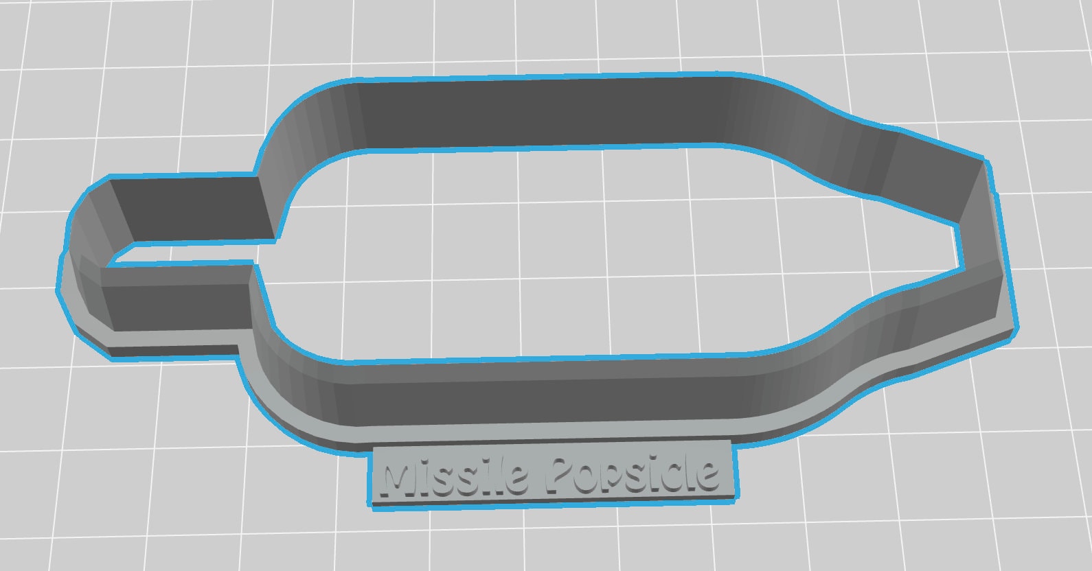 Missile Popsicle Cutter .stl File DIGITAL DOWNLOAD - Etsy