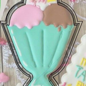 Ice Cream Sundae Cookie Cutter .stl & .gcode File DIGITAL DOWNLOAD - Etsy